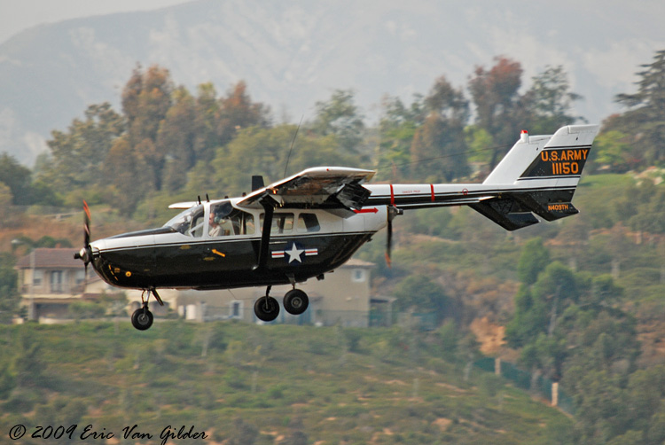 Van Gilder Aviation Photography, June 8, 2009- QB-39- Cessna O2A Skymaster